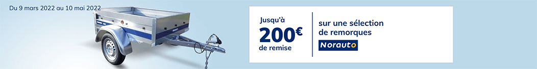 Remorque, remorque pas cher | NORAUTO